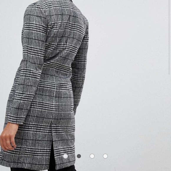 ASOS | Jackets & Coats | Parisian Slim Fit Check Coat | Poshmark